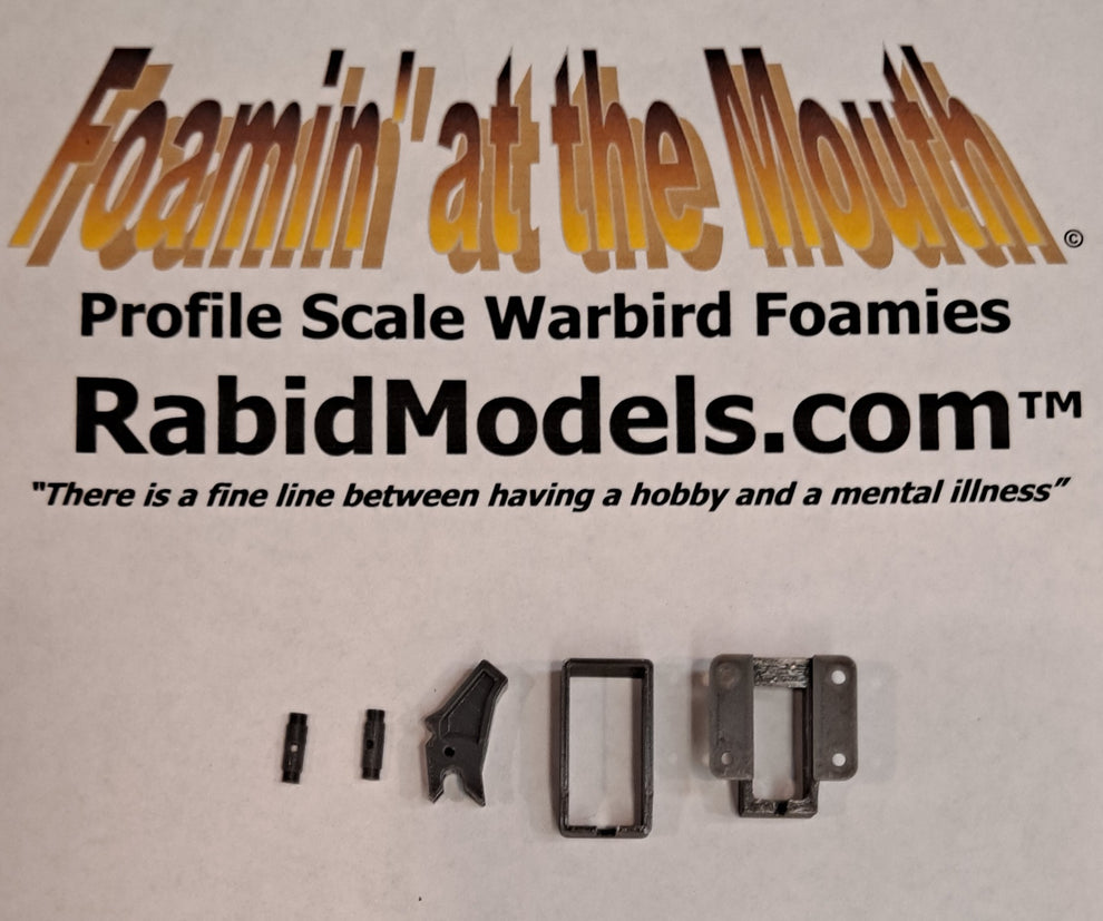 MICRO MECHANICAL RETRACT SET - with LOCKING trunnion – RABIDMODELS.COM